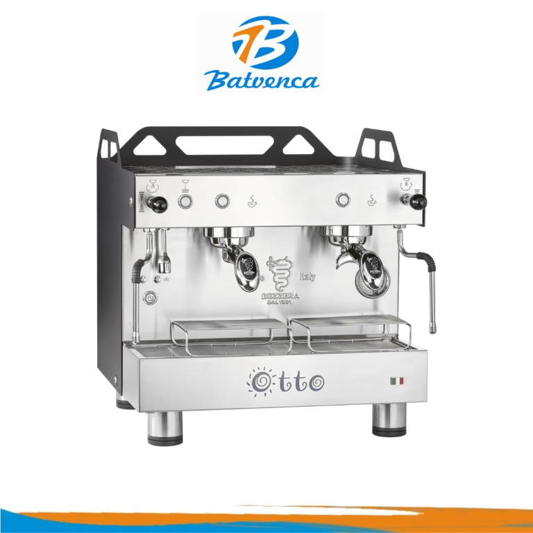 Maquina de Cafe Espresso 2 Grupos Bezzera / Mod. Otto Black – Batvenca